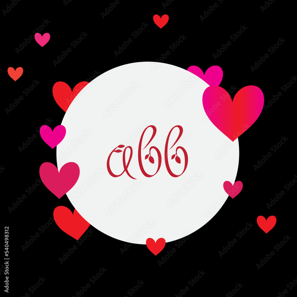 ABB floral letter monogram logo design vector .unique flower logo ...