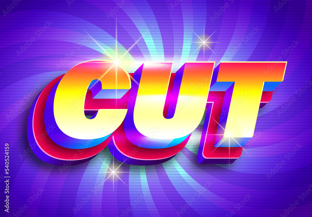 Pop Bold and Sharp Text Effect with Double 3D Layer Stock Template ...