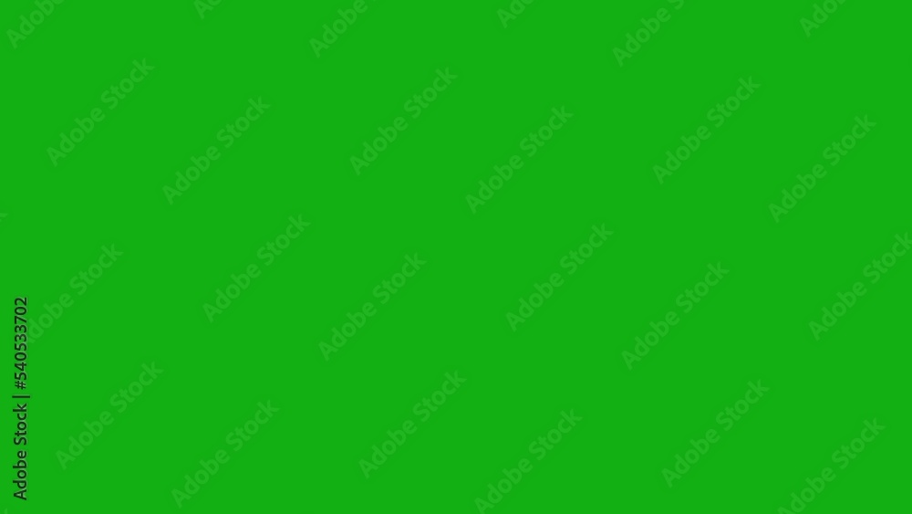 Cartoon nested circles transitions on a green screen. Cartoon hypnosis ...