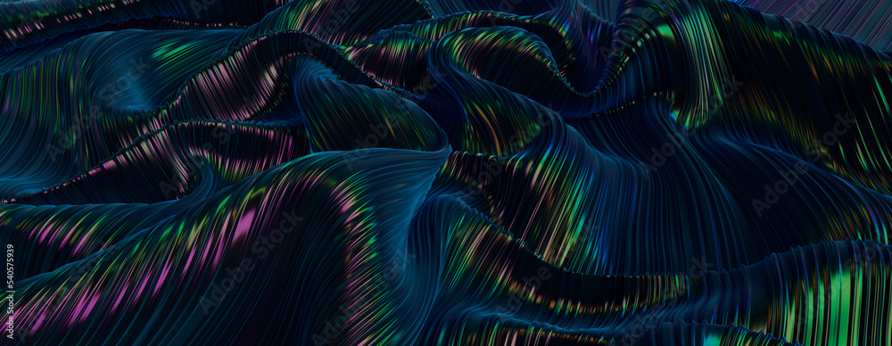 Dark Wallpaper with Iridescent Accents. Stock Illustration | Adobe Stock
