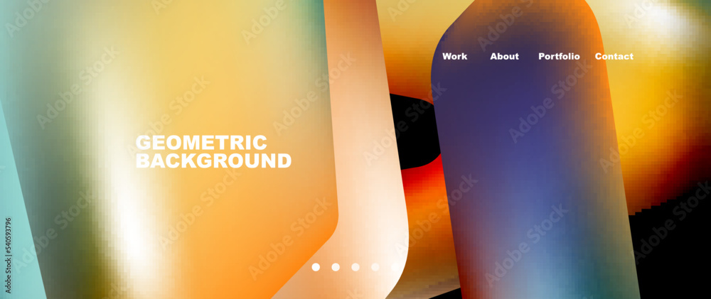 Tech minimal geometric wallpaper. Creative abstract background. Vector ...