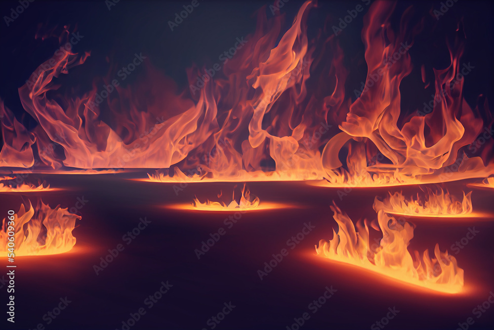 abstract fire wave line background. Stock Illustration | Adobe Stock