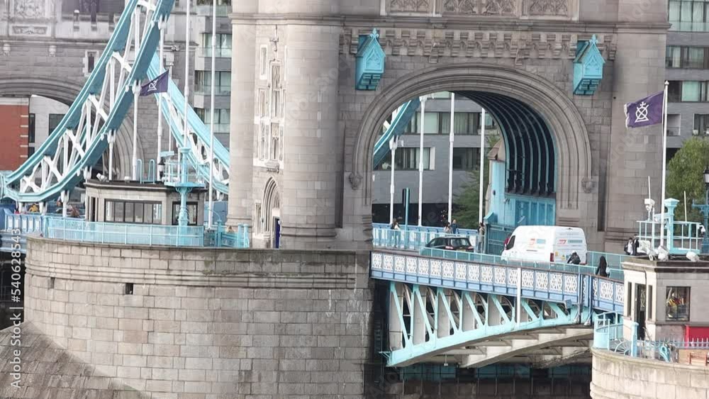 tower bridge London iconic monument of the capital of the United ...
