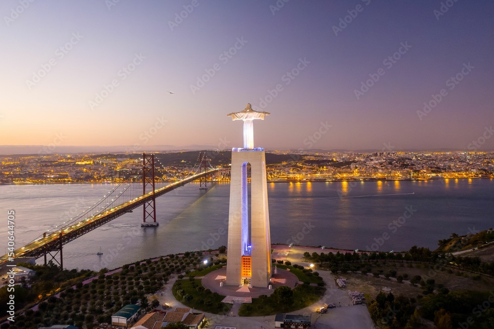 Statue of Christ the Redeemer at Santuario Nacional de Cristo Rei in ...