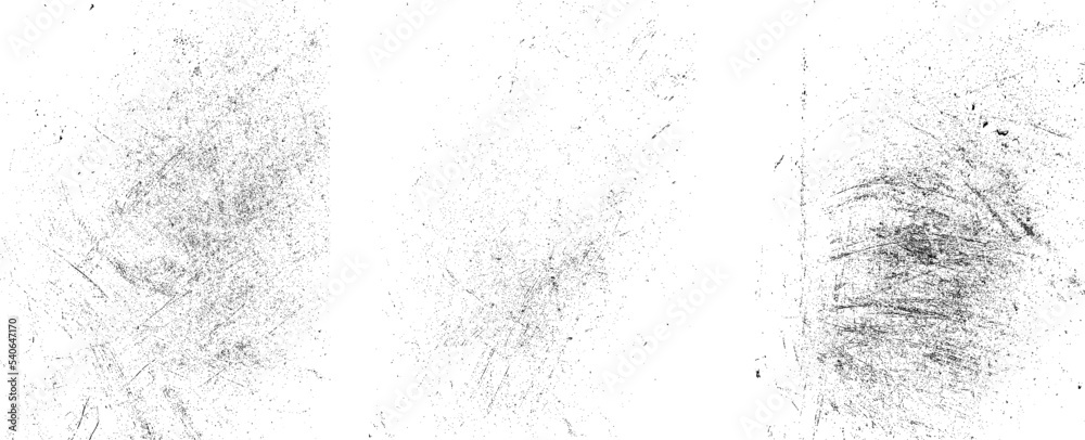 Grunge vector background texture set .Transparent textured frames with ...