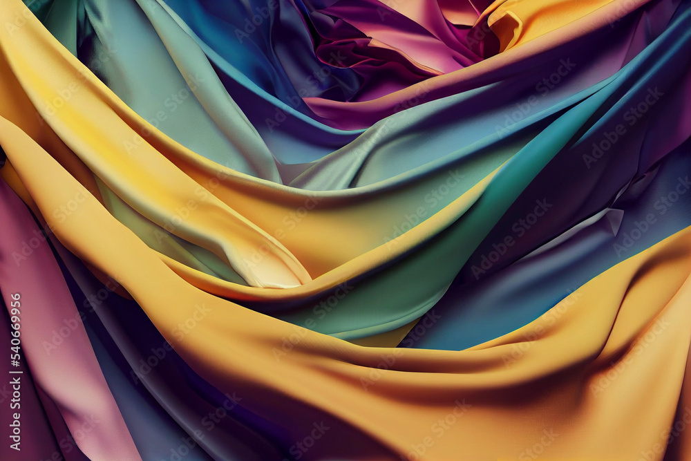 Spectacular classy background of a silky smooth fabric with a pattern ...