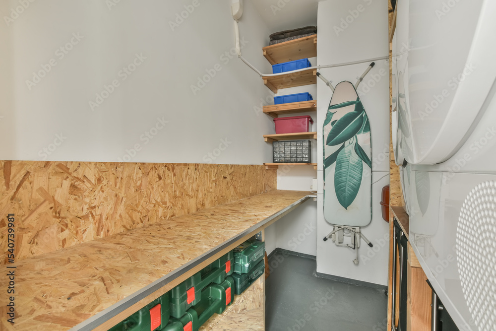 Storage room of a modern flat Stock Photo | Adobe Stock