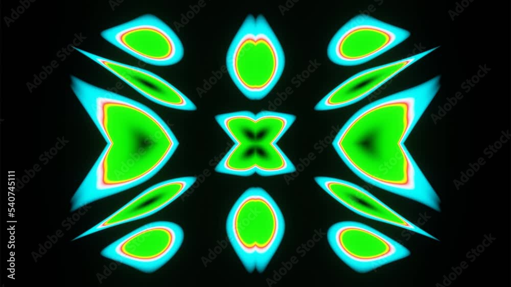 Animated screensaver looped seamlessly. Abstraction color pattern of ...