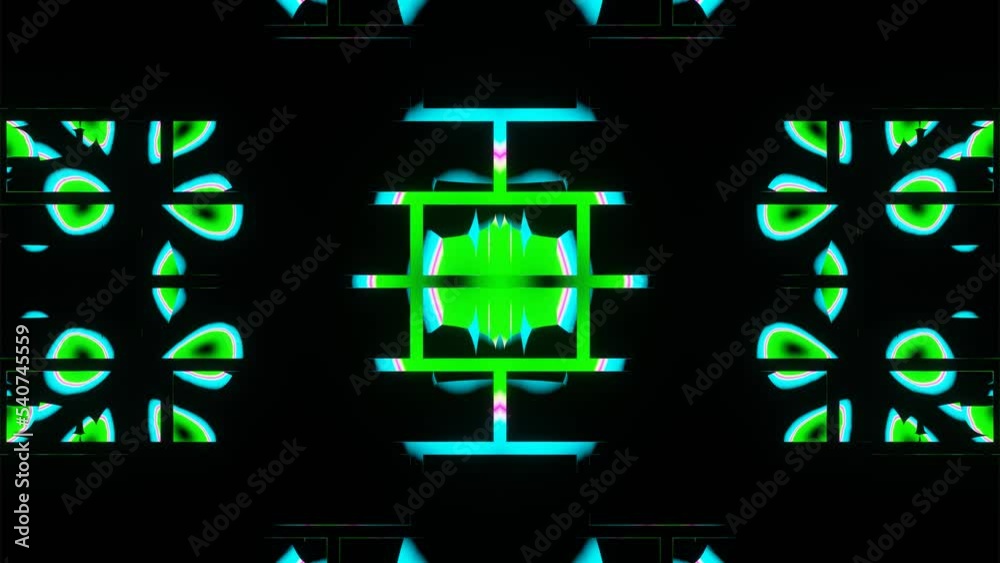 Animated screensaver looped seamlessly. Abstraction color pattern of ...