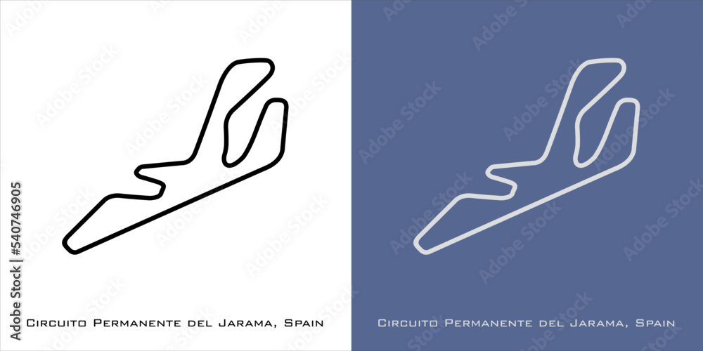 Circuito Permanente del Jarama circuit for formula one F1, motorsport ...