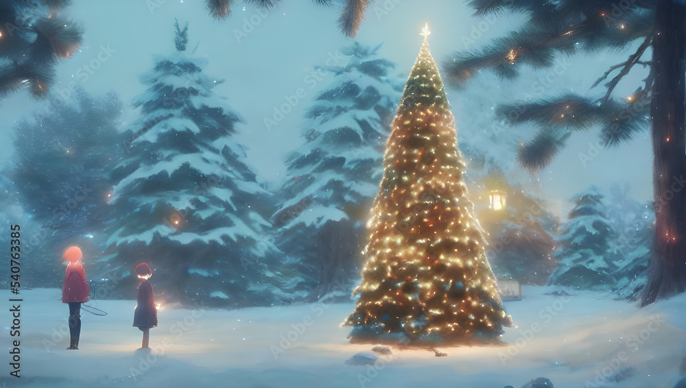 Anime Christmas Tree