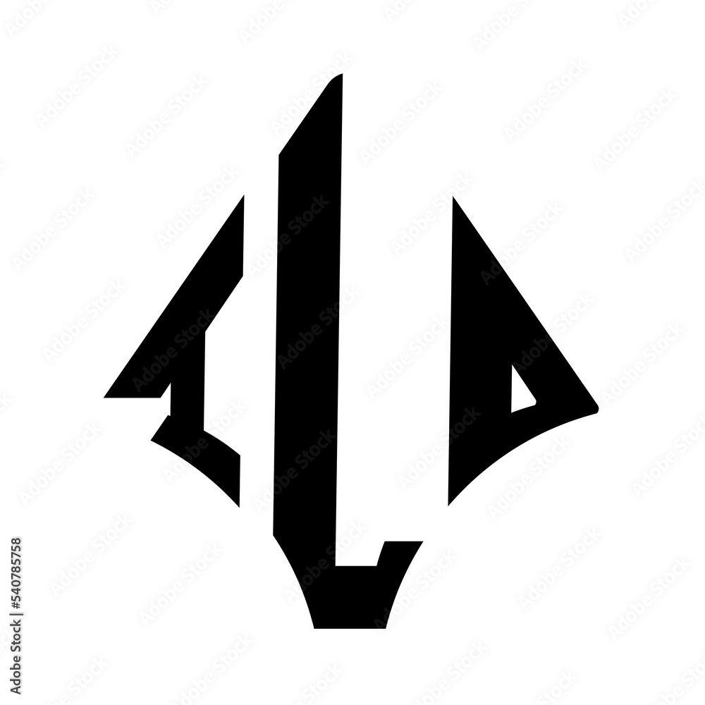 ILO logo. ILO logo letter logo design vector image. ILO letter logo ...