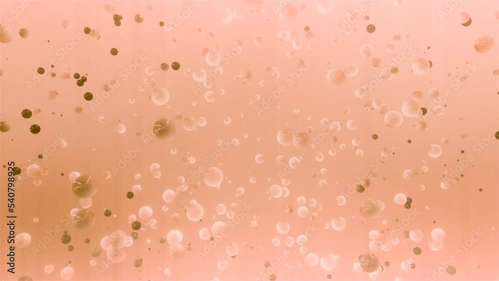 Vidéo Stock Molecular 3d balls rotate in liquid. Motion. 3D molecules ...