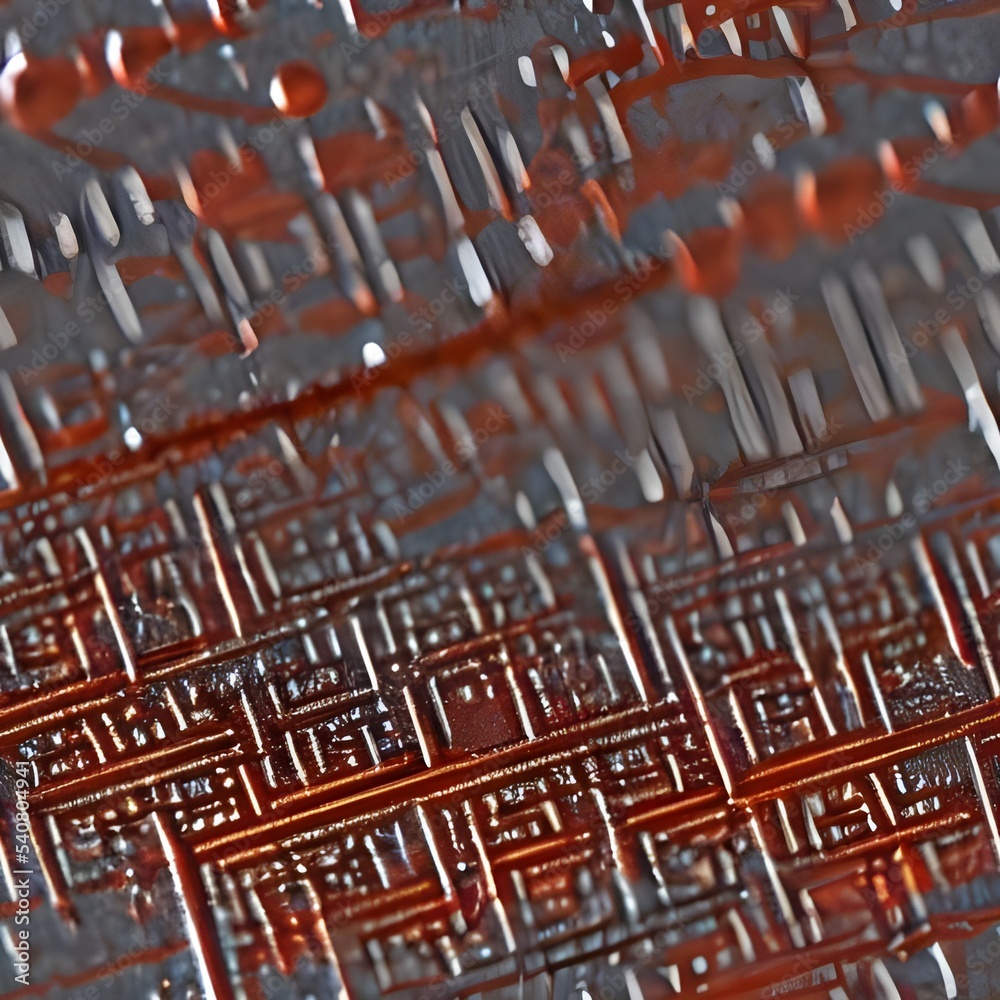 The surface is bumpy and rough, with a deep red hue. It looks like it ...