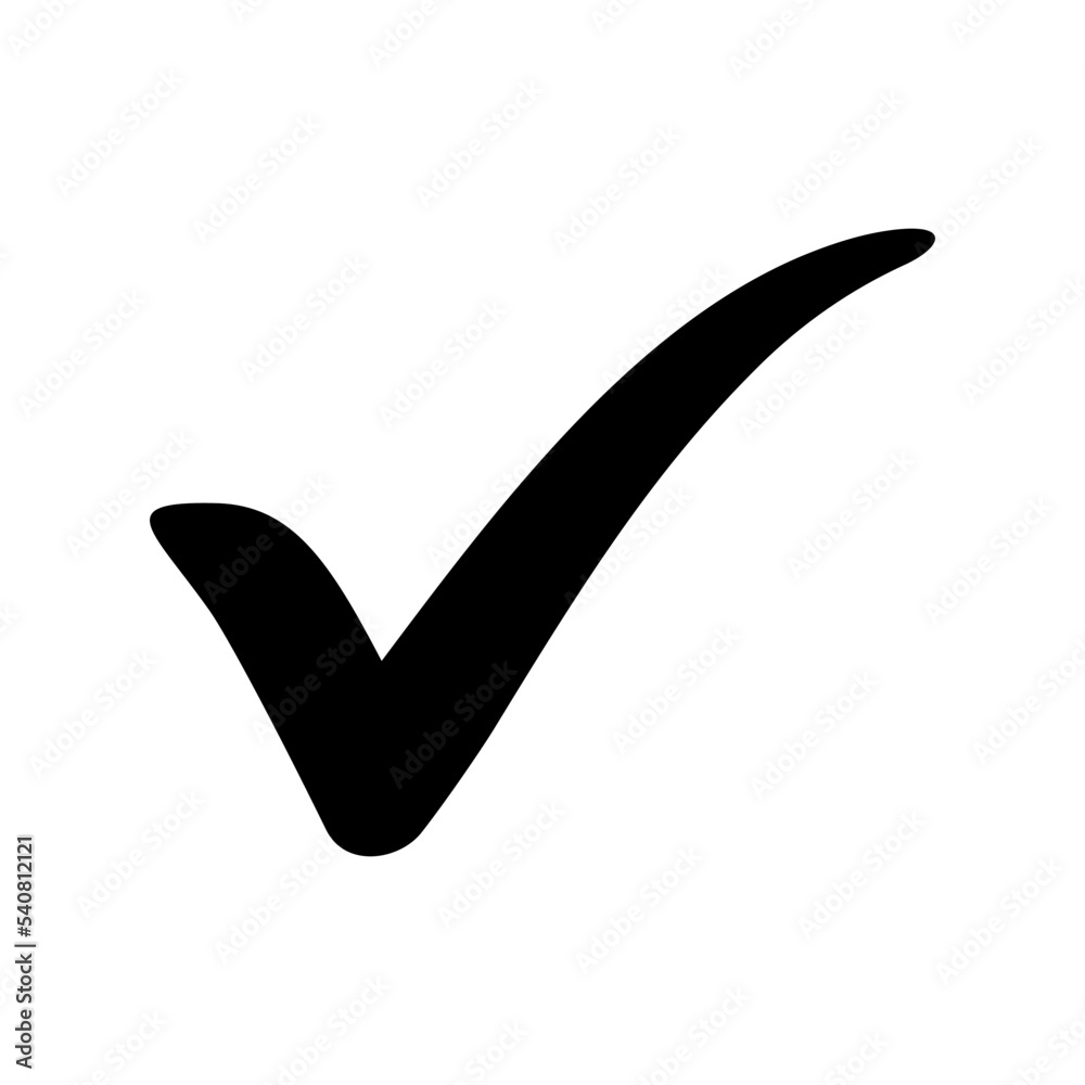 Check mark icon Stock Vector | Adobe Stock