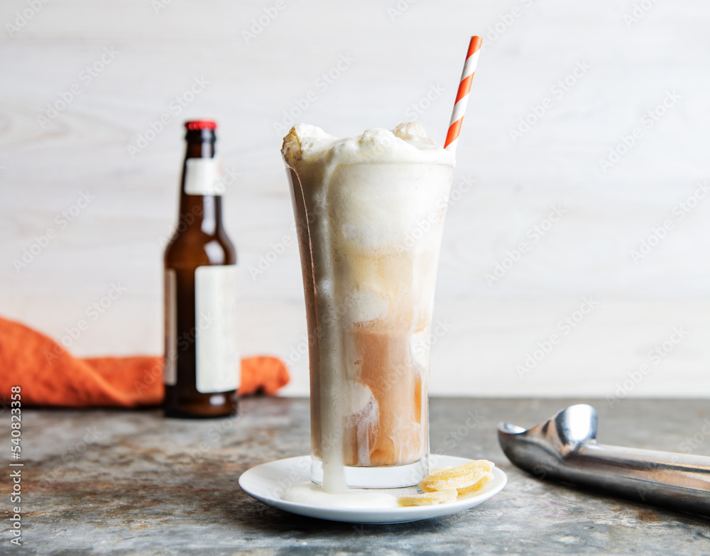 Root beer float Stock Photo | Adobe Stock