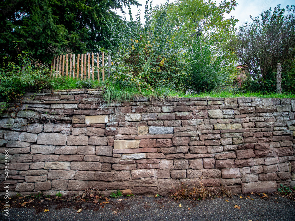 Historische Sandstein Mauer Stock Photo | Adobe Stock