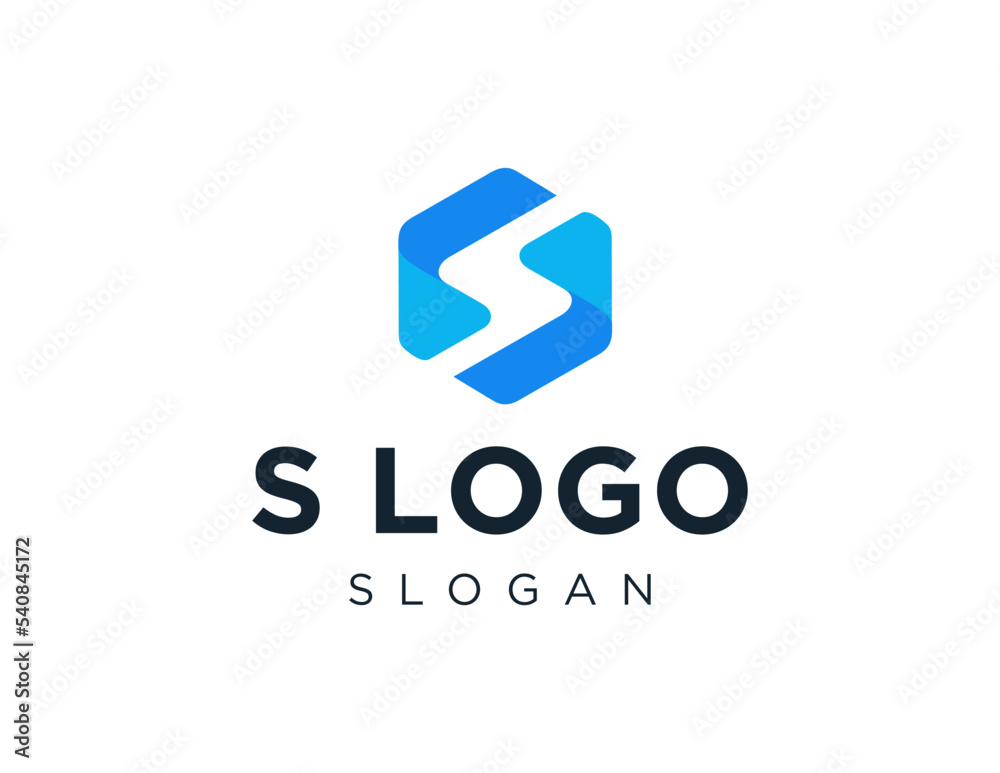 Logo design about S Letter on white background. created using the ...