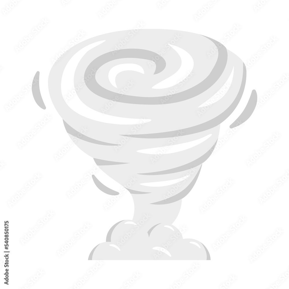 Tornado Sign Emoji Icon Illustration. Cyclone Vector Symbol Emoticon ...