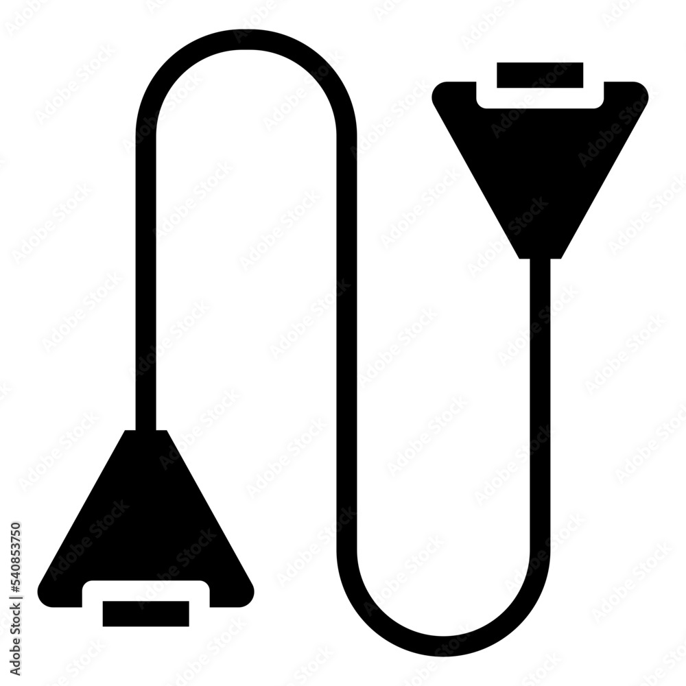 Resistance Band icon Stock Vector | Adobe Stock