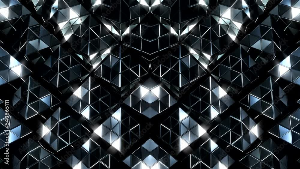 Concert Elements Panel with the LED bulb. 4k Abstract background art ...