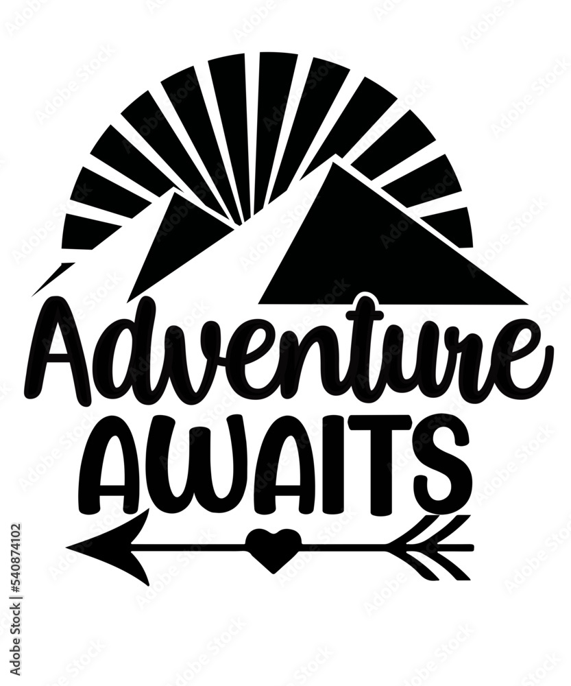 Adventure svg bundle, camping svg, png, happy camper svg, explore more ...