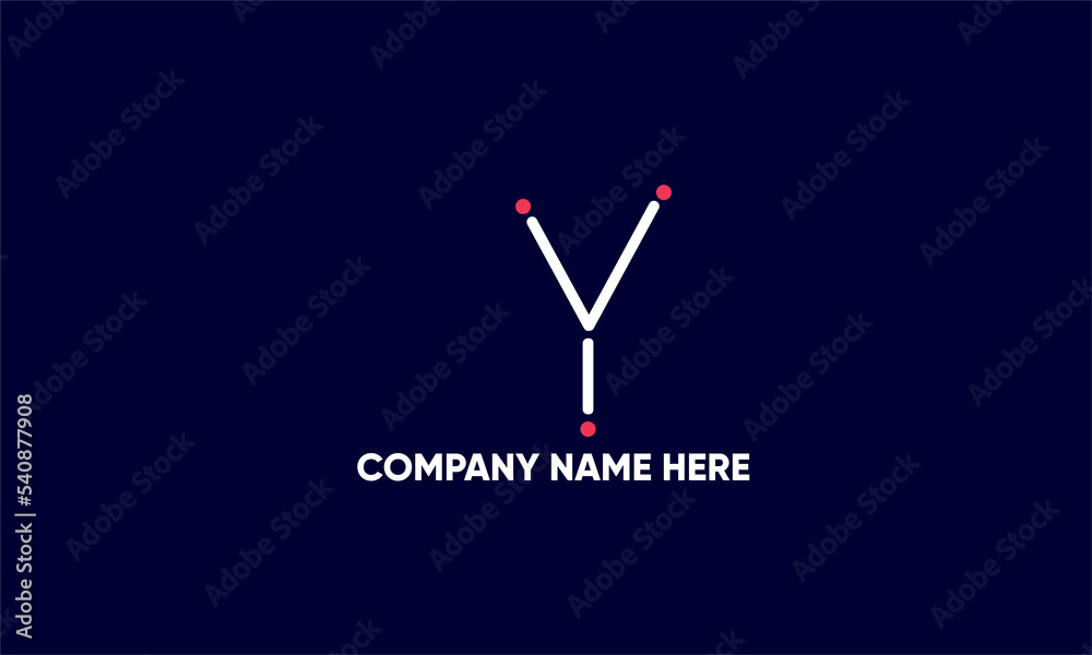 VY letter logo is perfect logo for your business. Stock Vector | Adobe ...