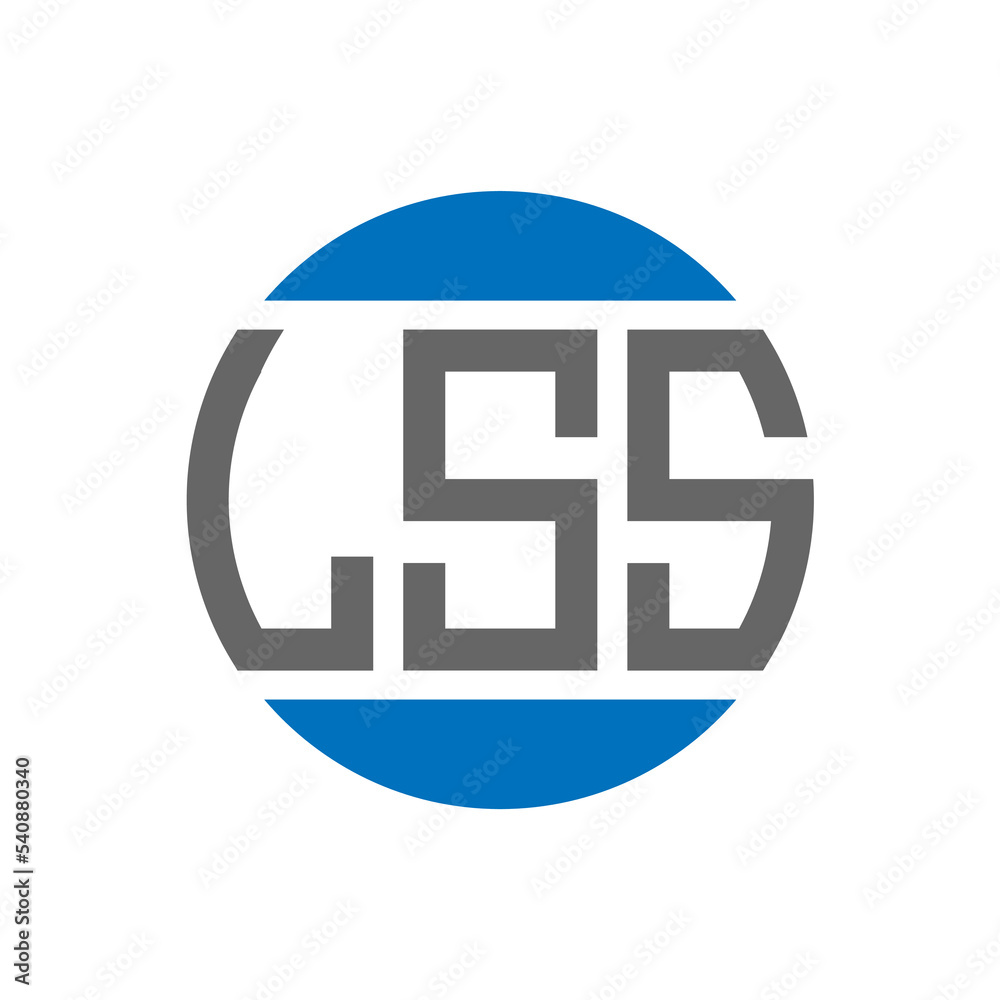 LSS letter logo design on white background. LSS creative initials ...