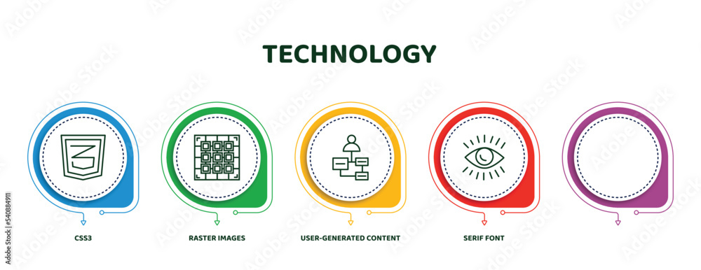 editable thin line icons with infographic template. infographic for ...