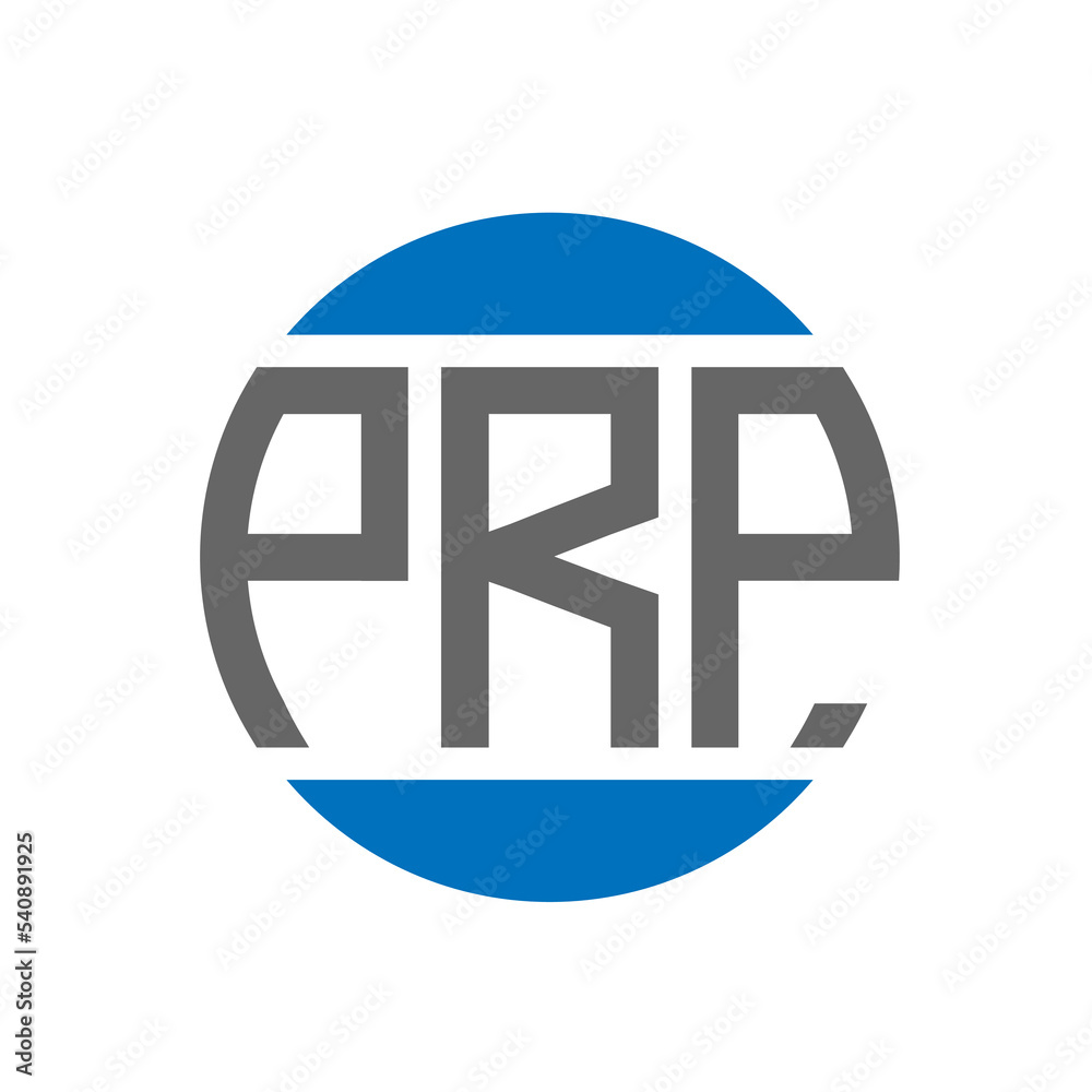 PRP letter logo design on white background. PRP creative initials ...
