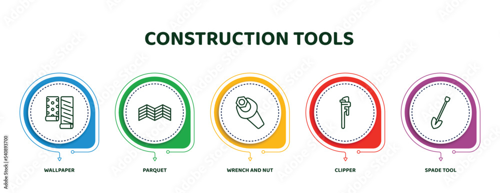 editable thin line icons with infographic template. infographic for ...