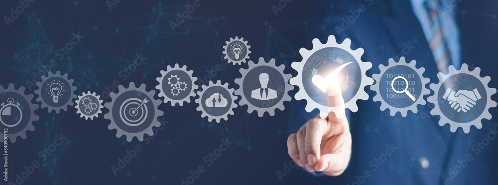 Business process management and automation with person validating ...