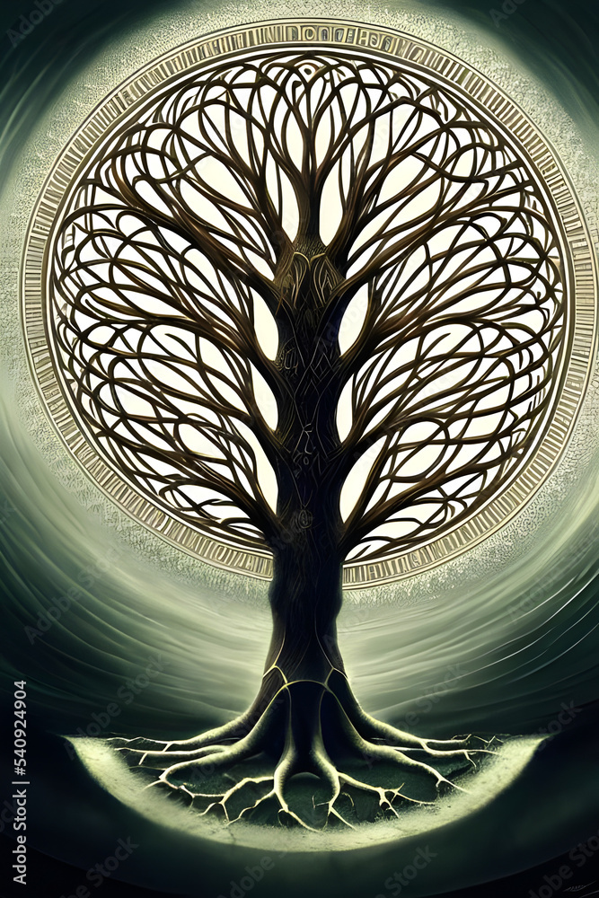 tree of life / spiritual tree - world tree - cosmic tree - garden of ...