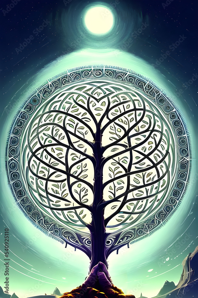 tree of life / spiritual tree - garden of eden - tree of the knowledge ...