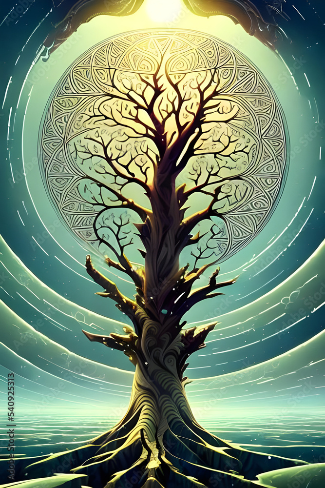 tree of life / spiritual tree - world tree - cosmic tree - garden of ...