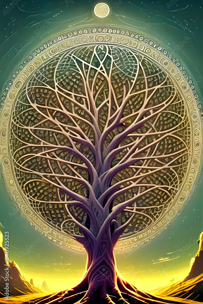 tree of life / spiritual tree - world tree - cosmic tree - garden of ...