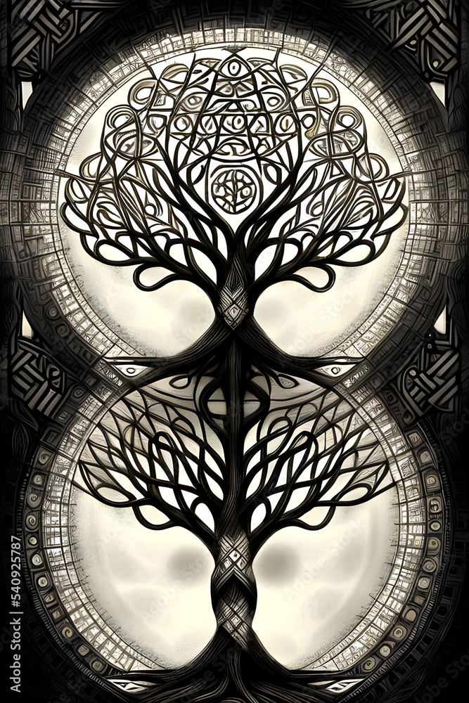 tree of life / spiritual tree - world tree - cosmic tree - garden of ...