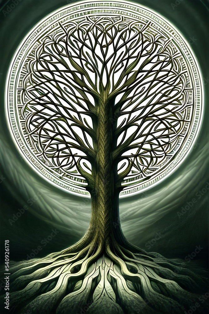 tree of life / spiritual tree - garden of eden - tree of the knowledge ...