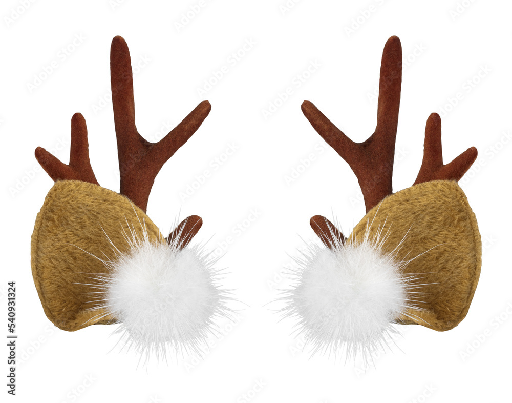 Cute Christmas reindeer ears costume with the transparent png ...
