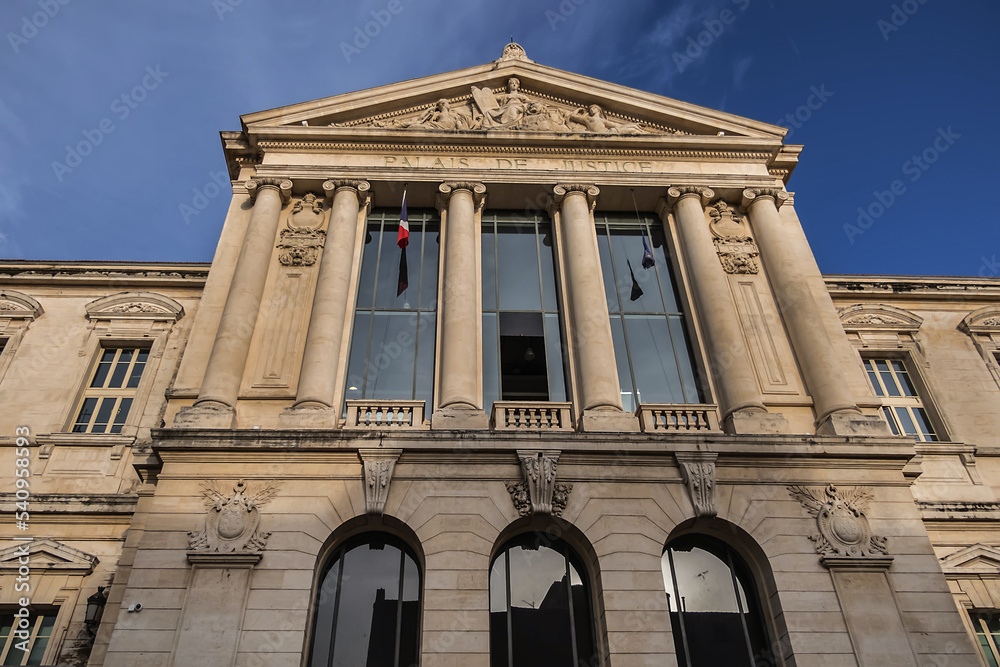 Nice Courthouse (Palace of Justice, 1885) - imposing law courts built ...