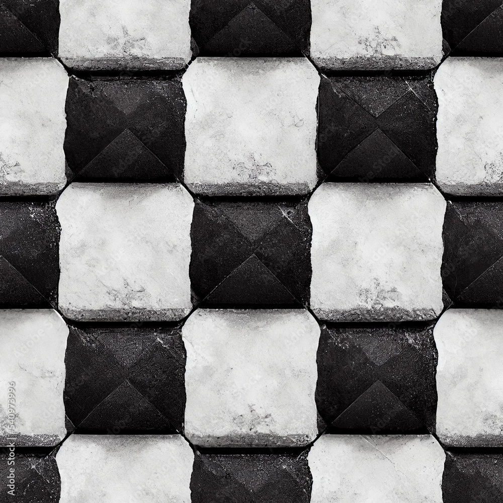 Square Tile Fabric Wallpaper Background Various Forms of Patterns ...