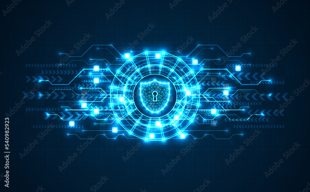 Vecteur Stock Cyber security concept. Personal data security. Cyber ...