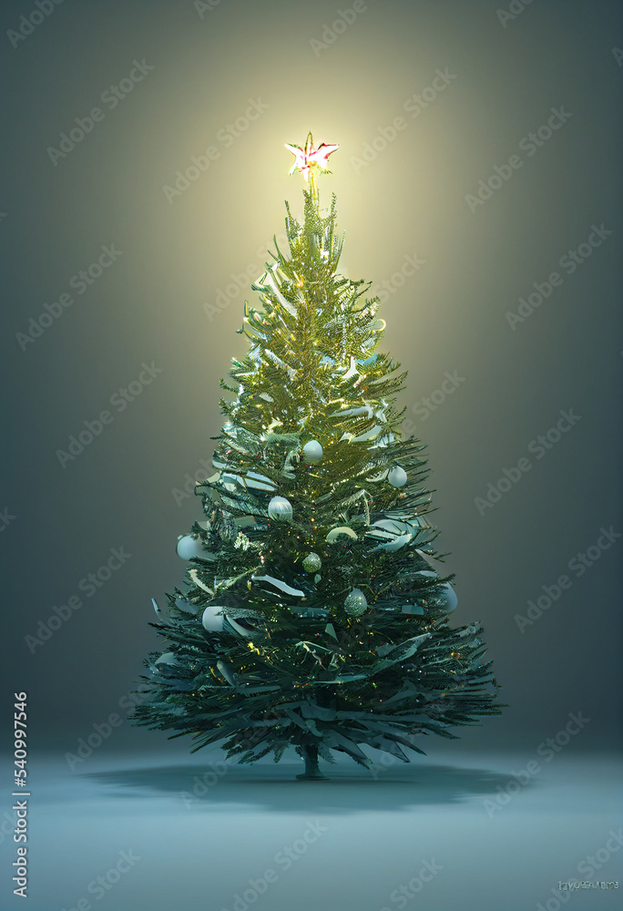 christmas tree Stock Illustration | Adobe Stock