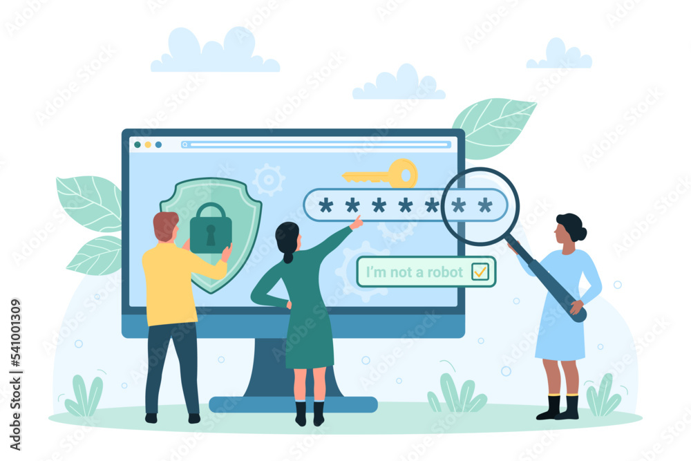 User verification after registration or authorization vector ...