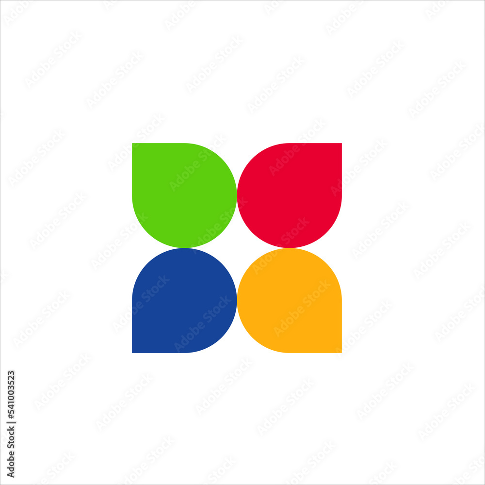Logo And Icon. Elements Collection Isolated On White - Vector. Flat ...