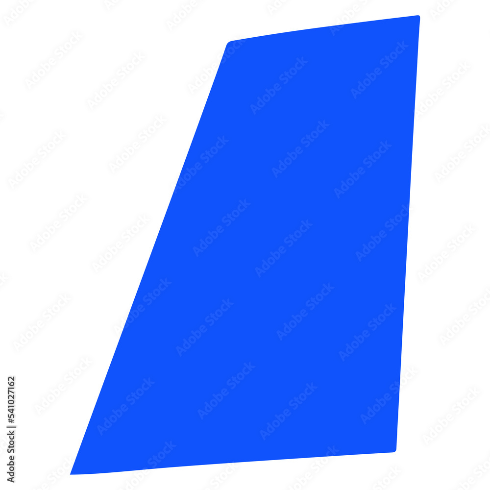 Cute Trapezoid shape in naive style illustration design. Trendy ...