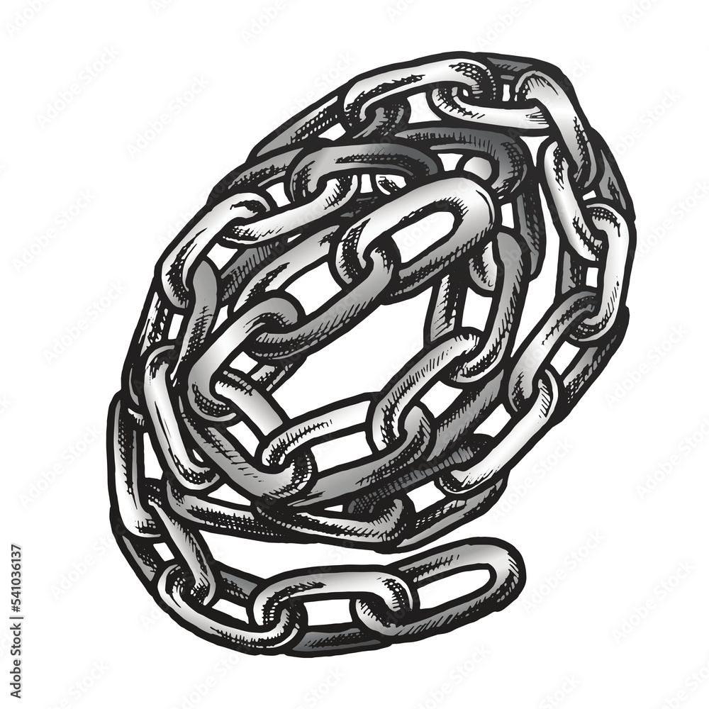 Chain Symbol PNG Format With Transparent Background Stock Illustration ...