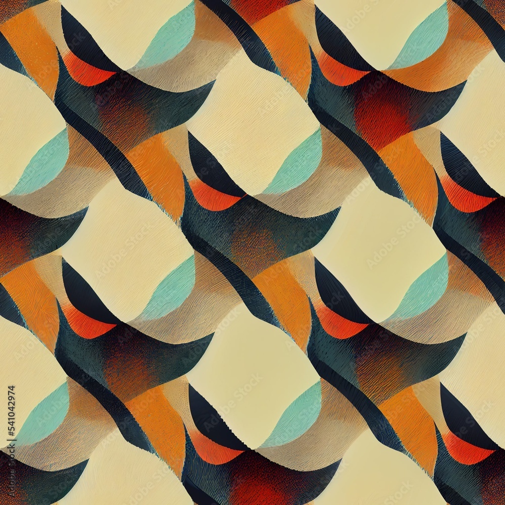 Square Tile Fabric Wallpaper Background Various Forms of Patterns Stock ...