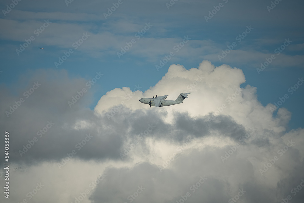 ZM409 RAF Royal Air Force Airbus A400M Atlas military cargo plane on a ...