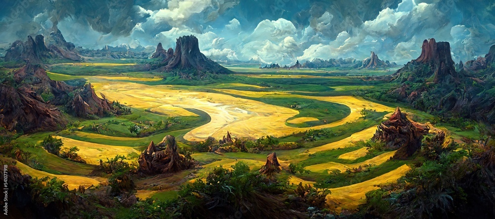 Awe inspiring sandstone butte pillar rock formations, ancient inscribed ...